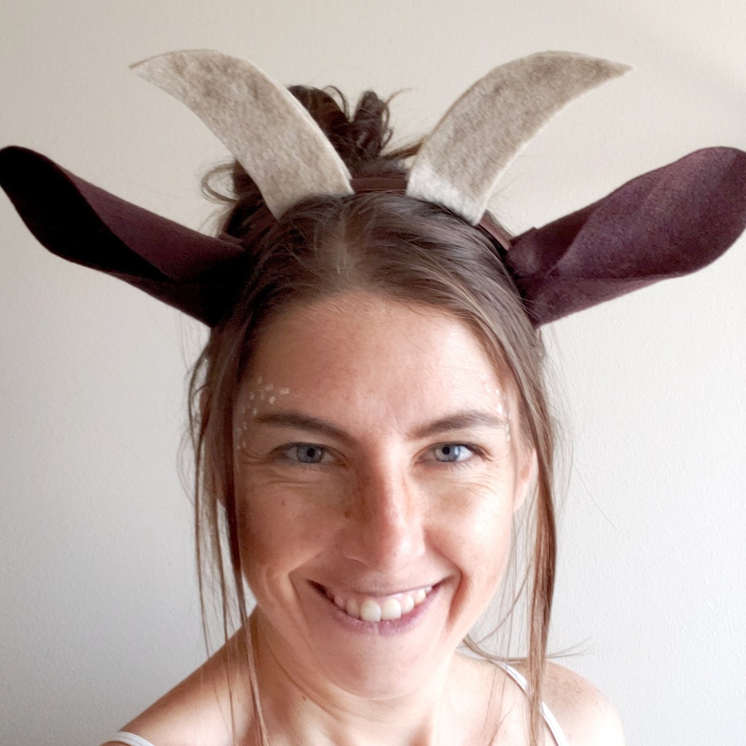 Deer Ears Headband Costume, Womens, Kids, Children, Mens, Forest Nymph ...
