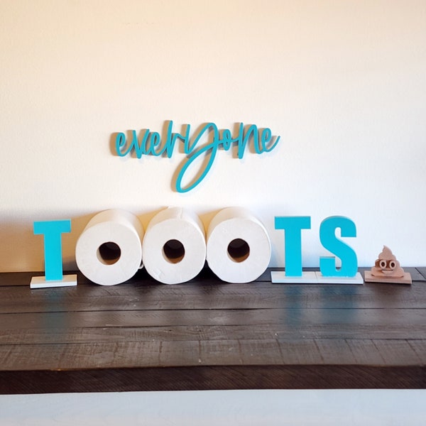 Everyone Poops Toilet Paper Holder - Etsy