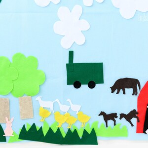 Farm Birthday Gift // Felt Activity Wall // Farmhouse Kid Decor ...