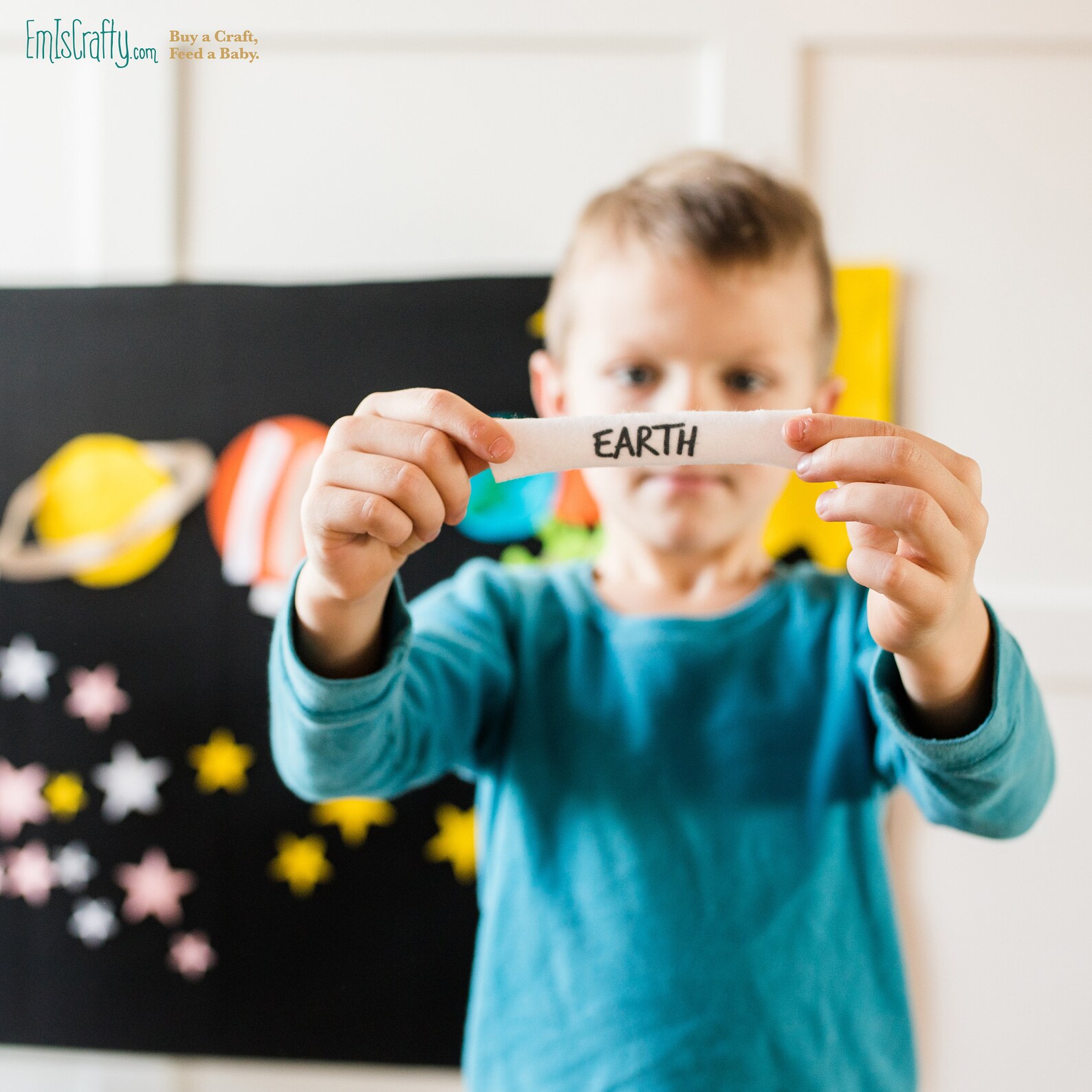 Montessori Activity: Solar System Felt Wall, Montessori Planet Learning ...