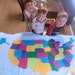 Pattern for United States Montessori Map - Interactive USA Activity for ...