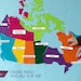 Canada Map Pattern: Provinces & Territories, Montessori Printable (SVG ...