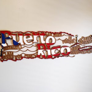 Puerto Rico Decor // Tropical Wood Sign // Boricua Gift // Beach Theme ...