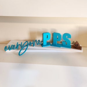 Everyone Poops Toilet Paper Holder Shelf // Funny Bathroom - Etsy