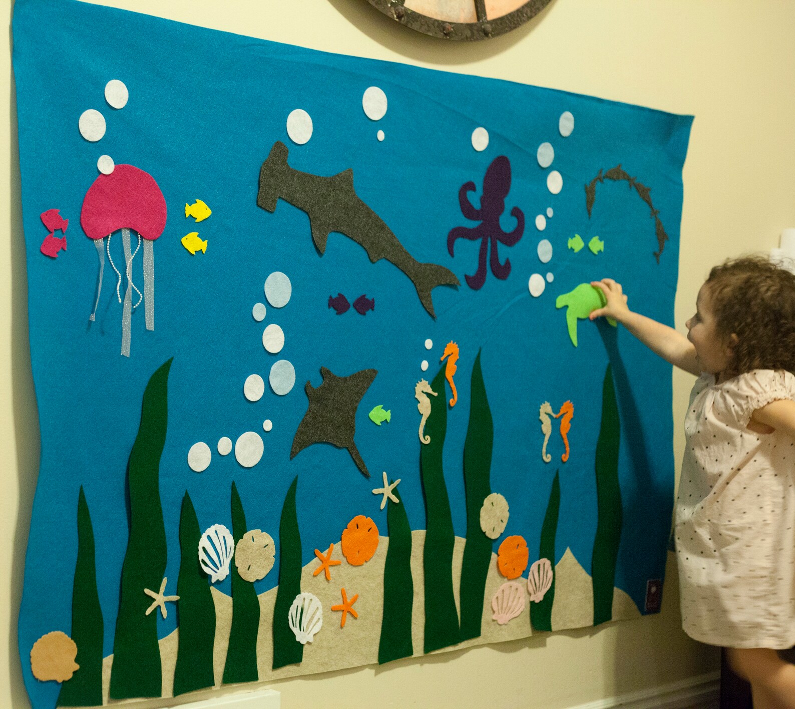 Ocean Felt Wall // Montessori Educational Gift // Kids Ages 3 - Etsy