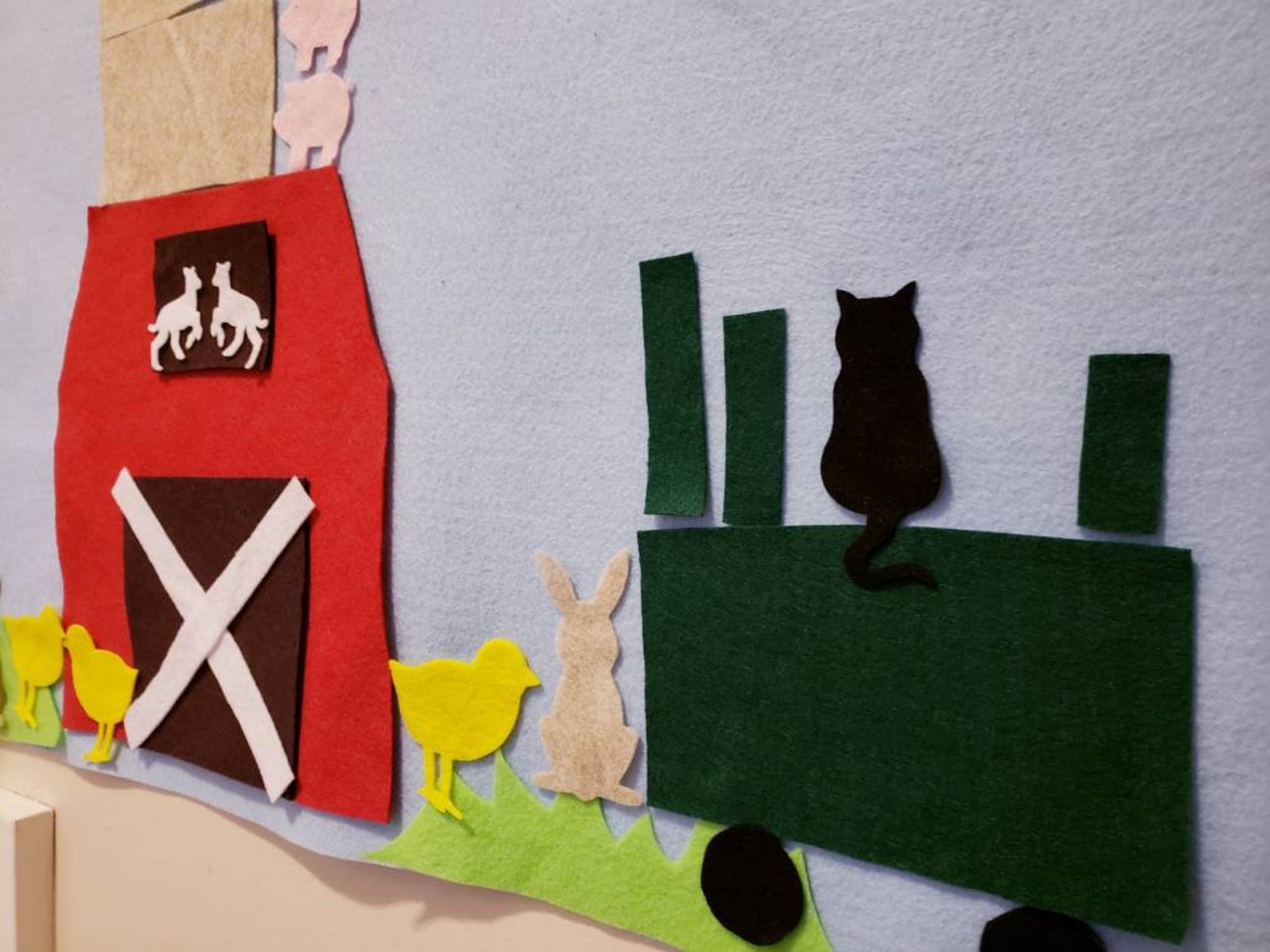 Farm Birthday Gift // Felt Activity Wall // Farmhouse Kid - Etsy