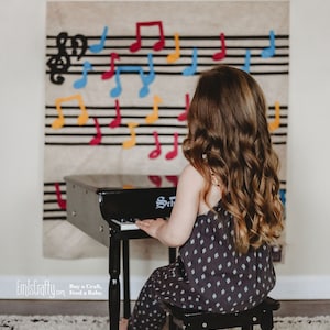 Montessori Learning Music Gift // Felt Board // Kids Gift Felt Wall ...