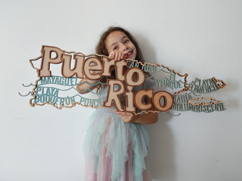 Puerto Rico Decor // Tropical Wood Sign // Boricua Gift // Beach Theme ...