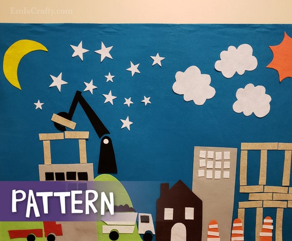Pattern for Construction Felt Wall // Montessori Toy // Kids - Etsy