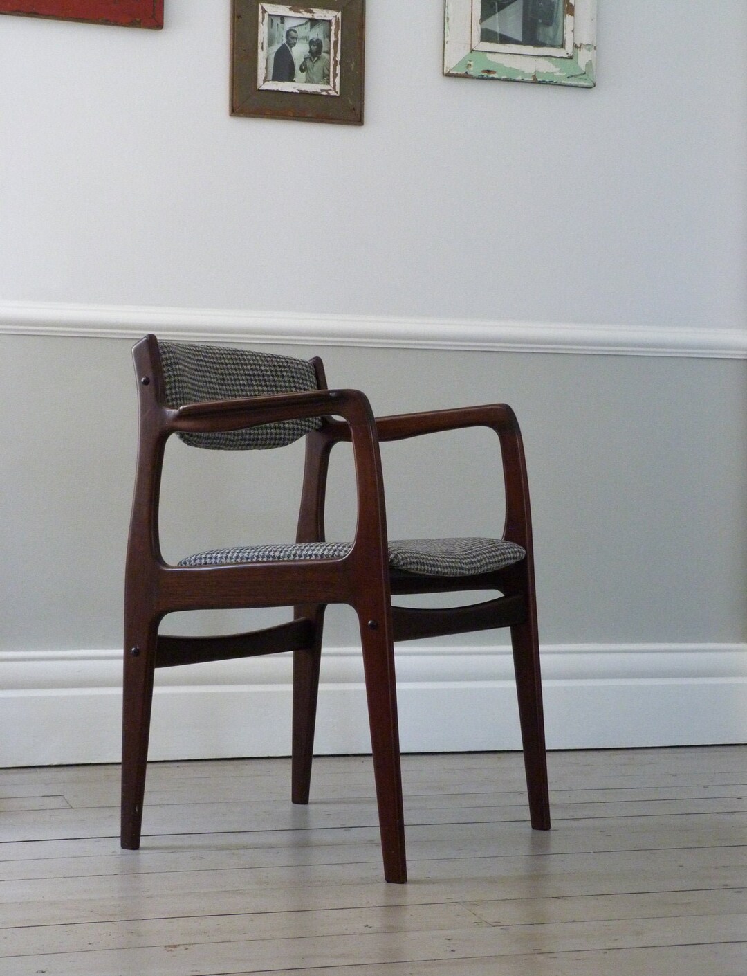 Vintage Tweed Office Chair / Desk Chair - Etsy