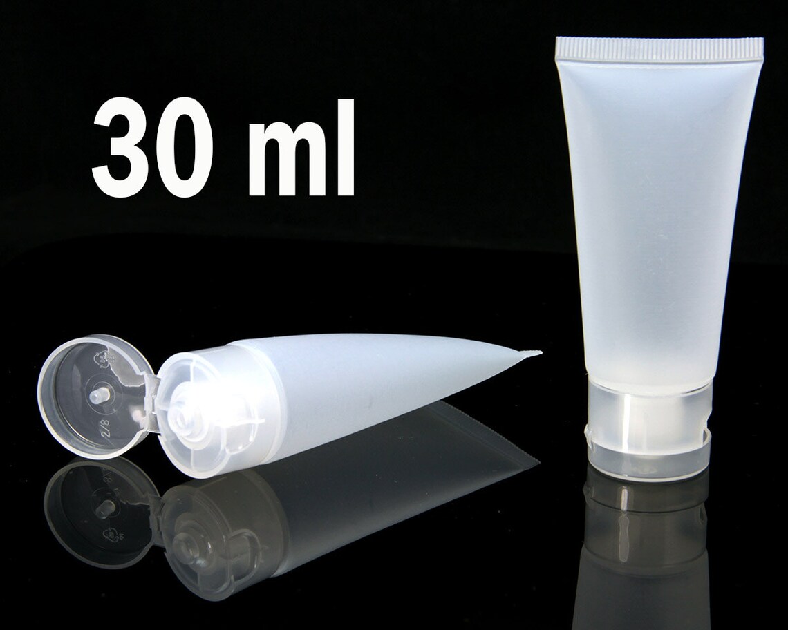 5x Empty Tubes Frosted Cosmetic Cream Lotion Containers 15/30/50ml ...