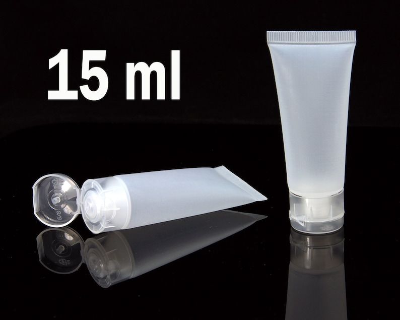 5x Empty Tubes Frosted Cosmetic Cream Lotion Containers 15/30/50ml ...