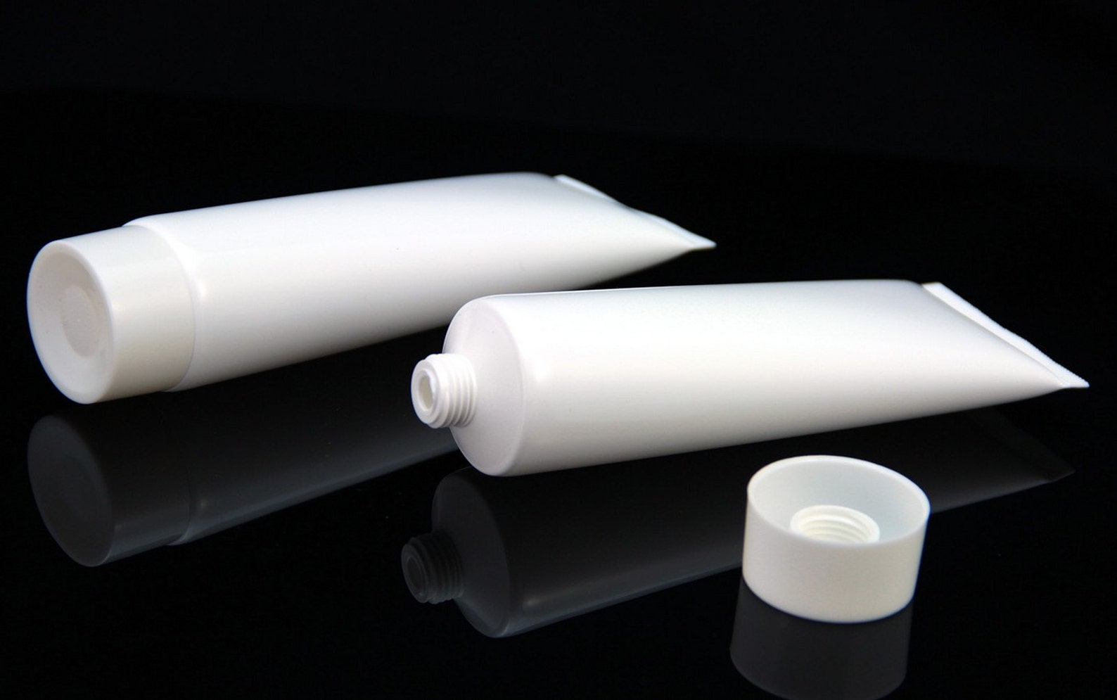 Free Shipping 2x/10x/100x Empty Plastic Tubes WHITE Cosmetic - Etsy