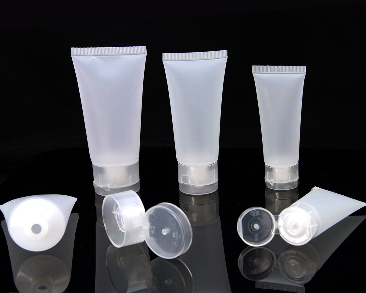 5x Empty Tubes Frosted Cosmetic Cream Lotion Containers 15/30/50ml ...