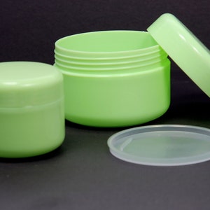 Empty Cosmetic Jar Containers Cream Lotion Bottle Green 50 / 100 Ml - Etsy