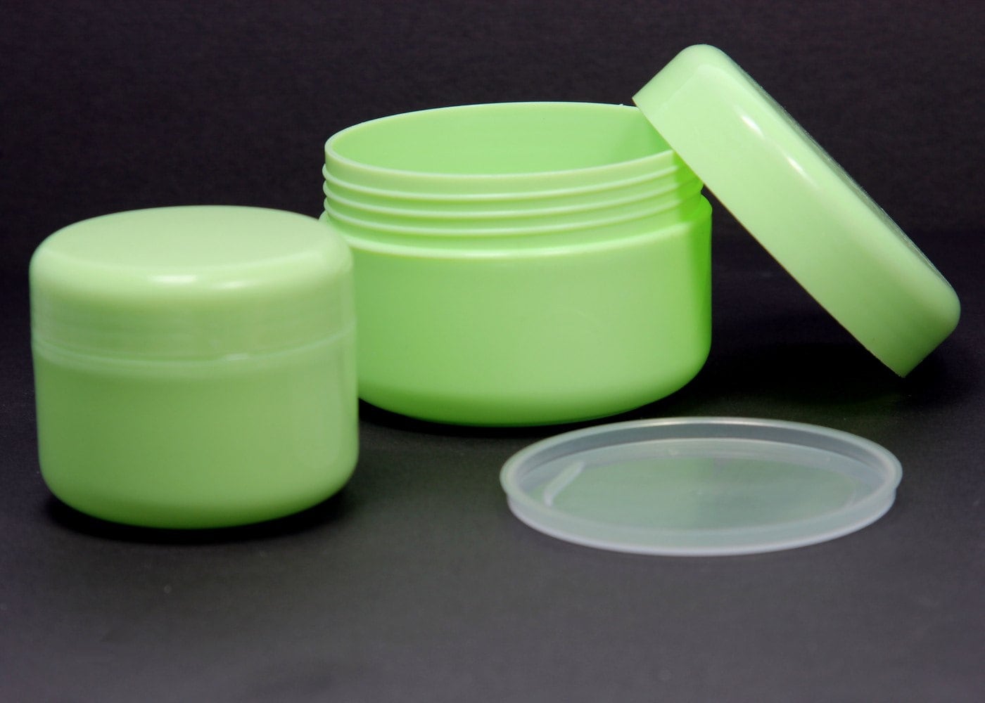 Empty Cosmetic Jar Containers Cream Lotion Bottle Green 50 / | Etsy