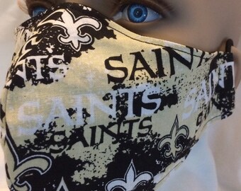 Saints Face Mask - Etsy