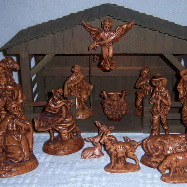 Ceramic Nativity Set - Etsy