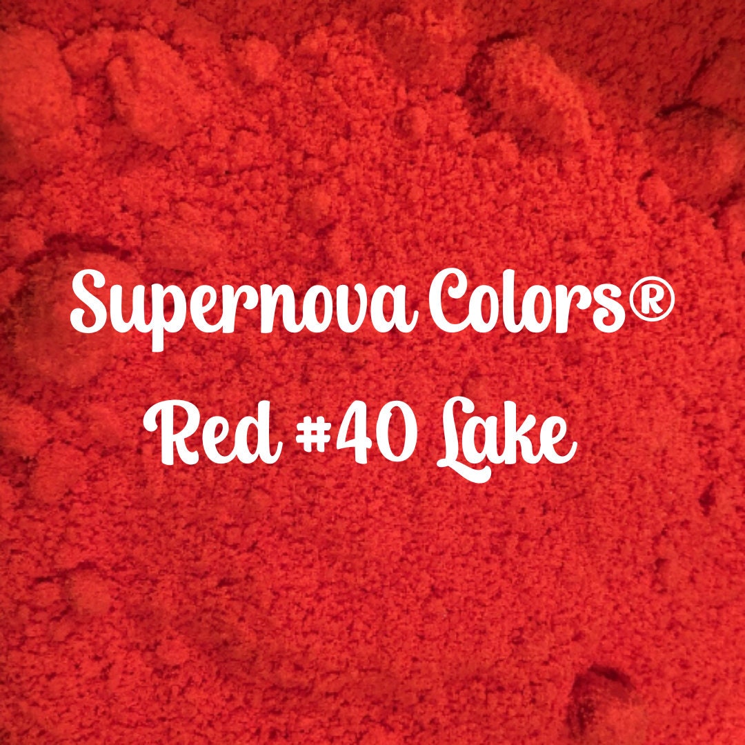 Supernova Colors® Red 40 Lake, 1 Oz, Batch Certified Bath Bomb Colorant ...