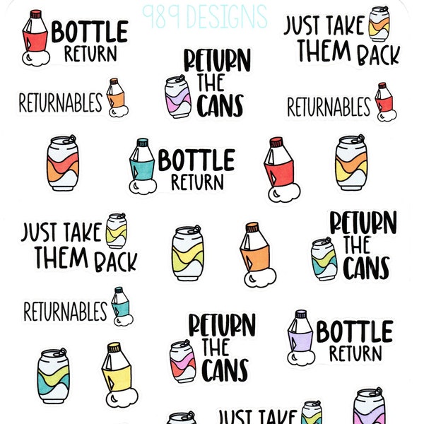 No Deposit No Return Bottle - Etsy
