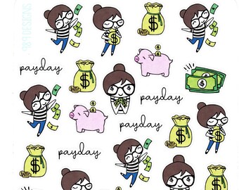 Get Paid Stickers - Etsy