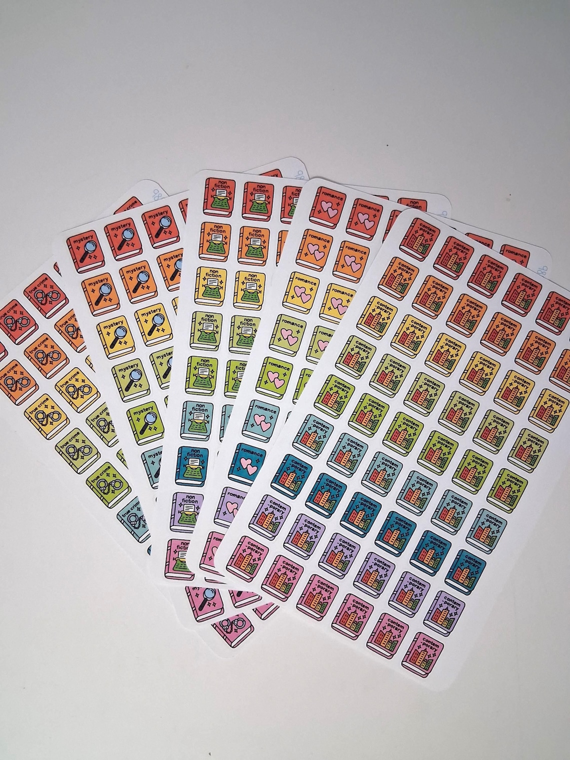 Adventure Genre Stickers - Planner Stickers - Genre Stickers - Book ...