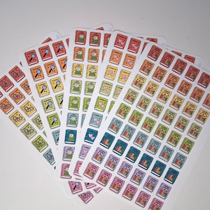 Adventure Genre Stickers - Planner Stickers - Genre Stickers - Book ...