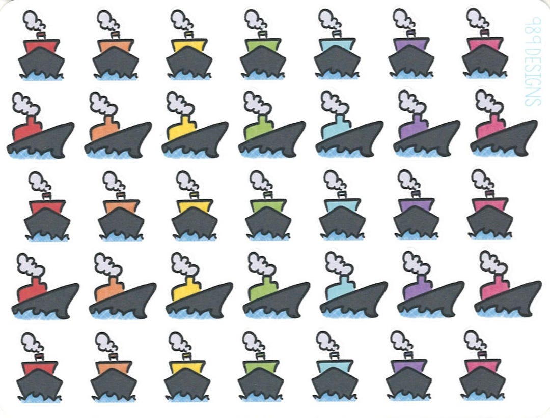 Cruise Ship Stickers || Planner Stickers - Etsy