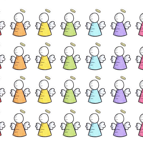 Angel Sticker - Etsy