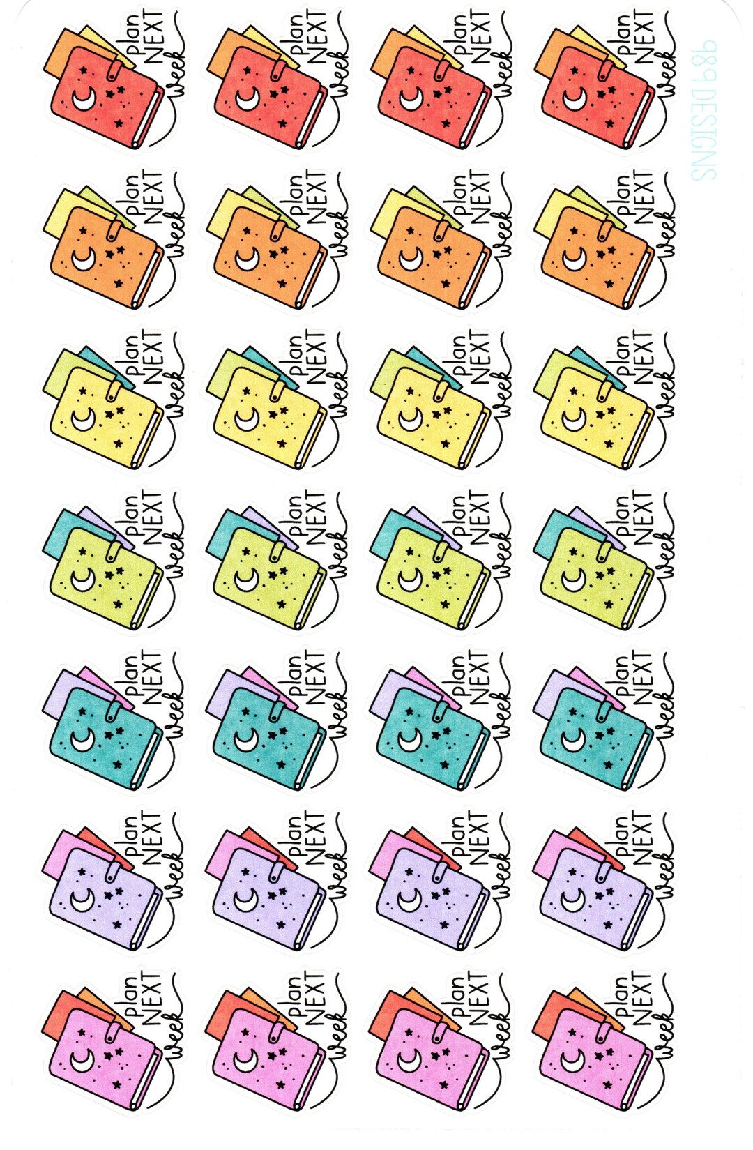Plan Next Week - Planner Stickers - Planning Planner Stickers - Paper ...