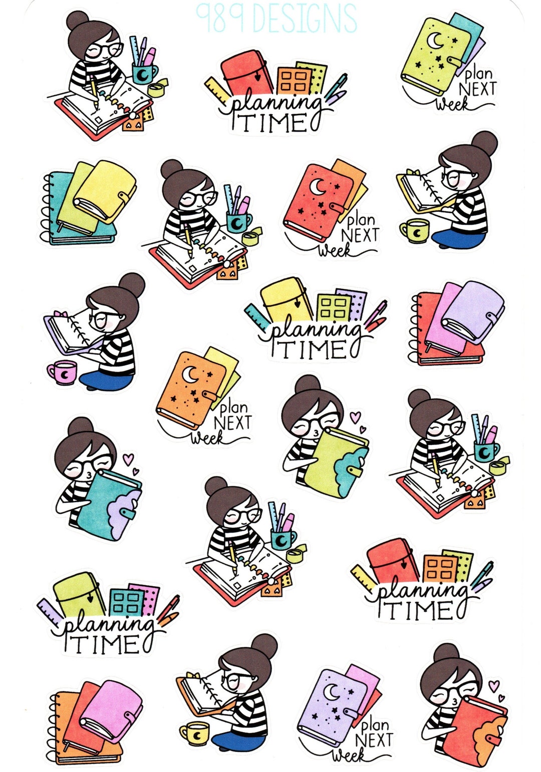 Lu Plans 2 - Planner Stickers - Planning Planner Stickers - Paper ...