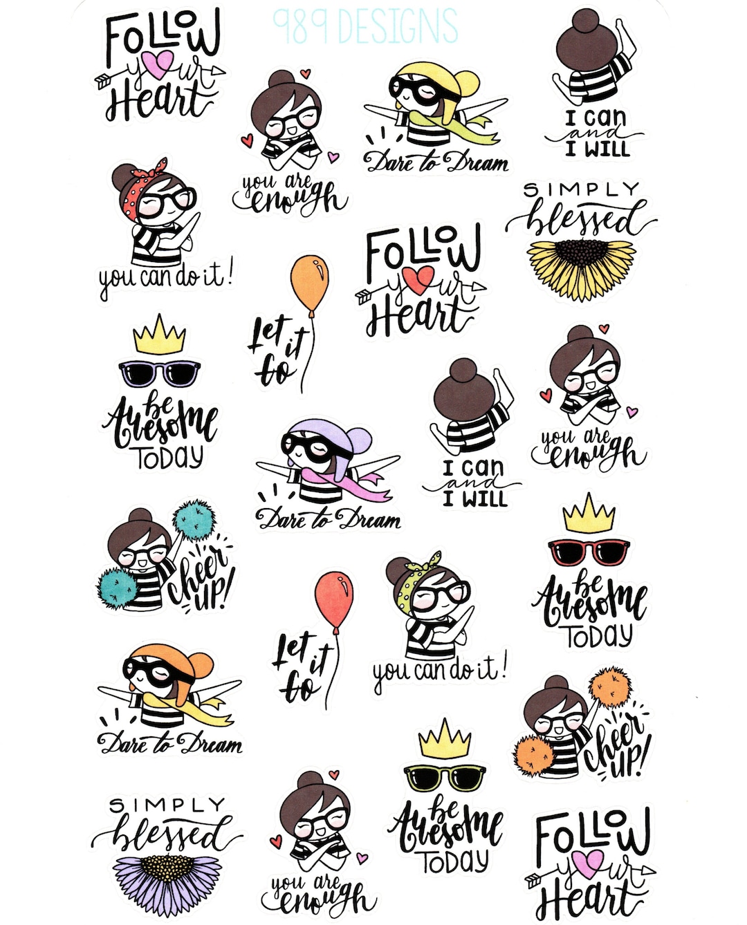 Lu Motivates - Planner Stickers - Motivation Planner Stickers ...