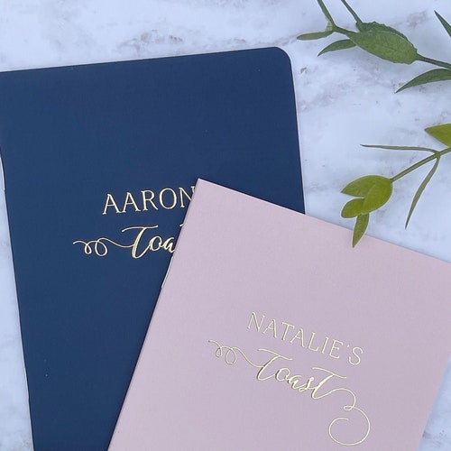 Wedding Toast Books for Your Maid of Honor and Best Man | Etsy
