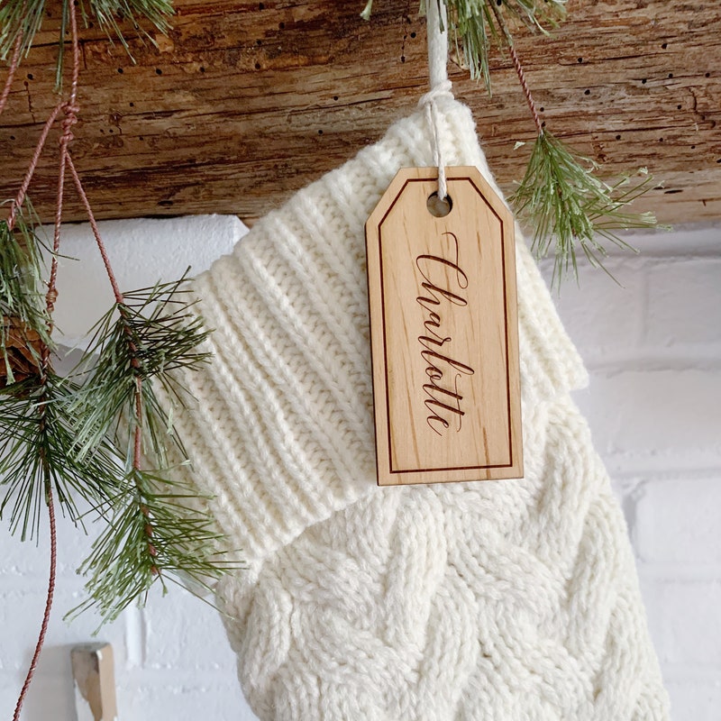 Wooden Stocking Monograms - Etsy