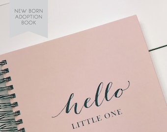 Modern Adoption Baby Book. Custom Modern Baby Book. Baby Book | Etsy