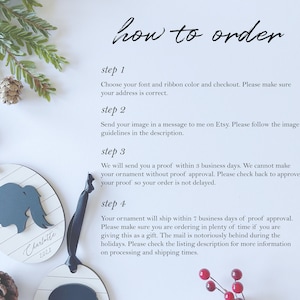 Silhouette Ornament. Custom Silhouette Keepsake Gift Ornament. Kids ...