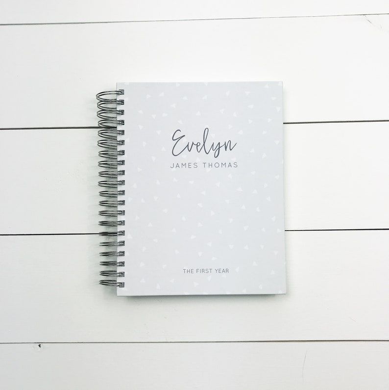 Custom Modern Baby Book. Adoption Baby Book. the First Year - Etsy
