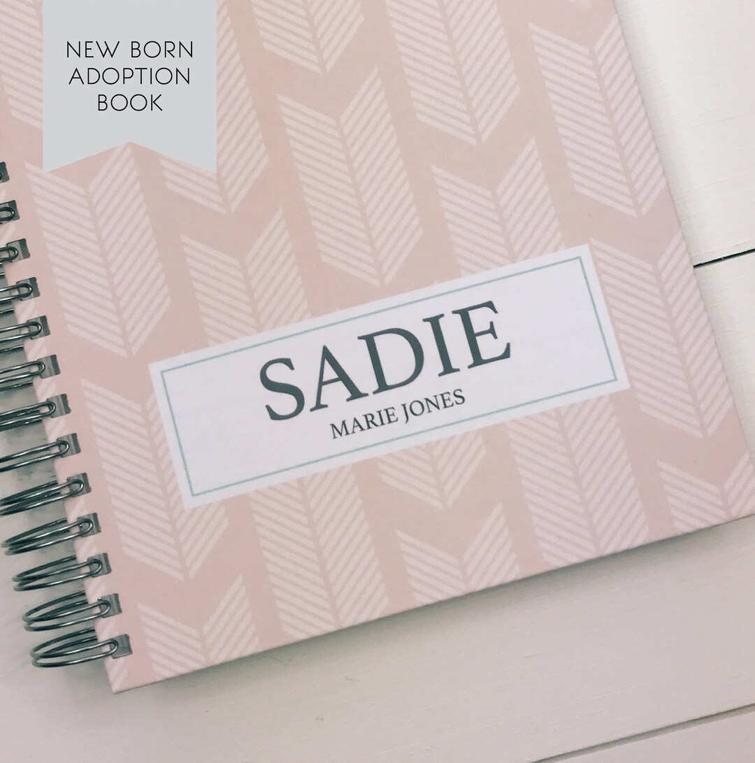 Adoption Baby Book. New Born Baby Adoption Gift. Custom Adoption Book ...