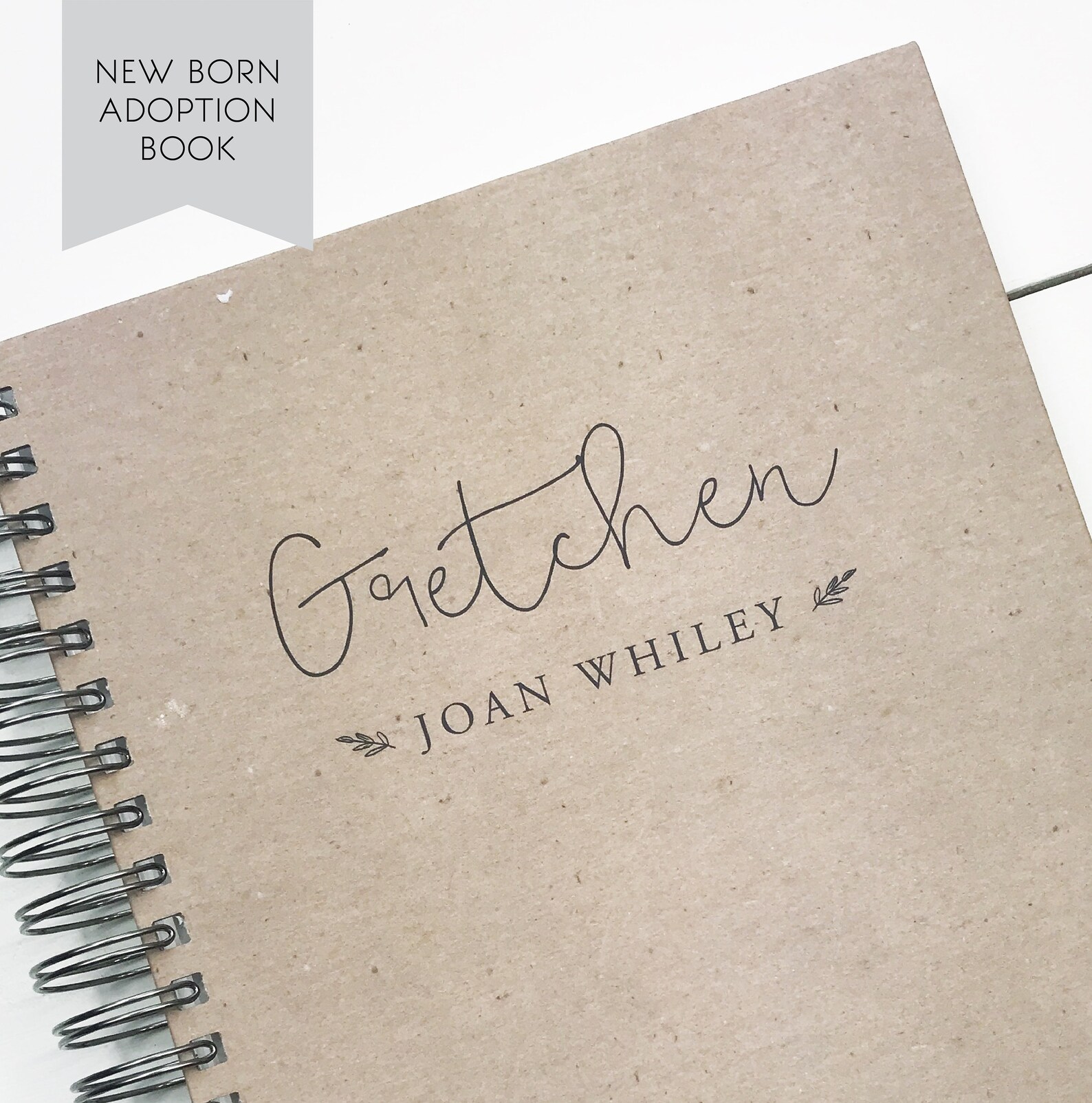 Custom Modern Baby Book. Adoption Baby Book. the First Year | Etsy