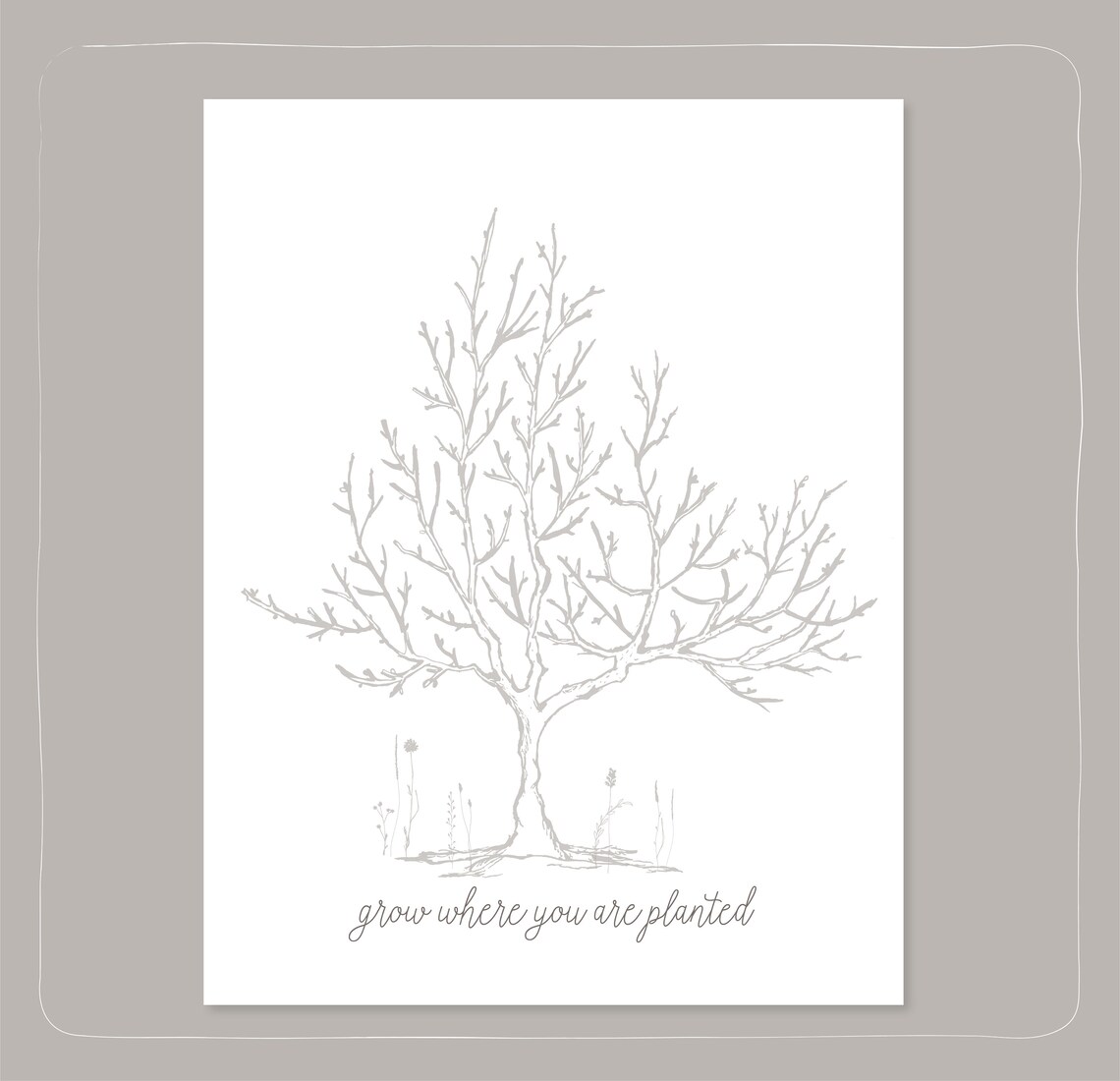 Baby Shower Thumb Print Tree Printable. Baby Shower Guests - Etsy
