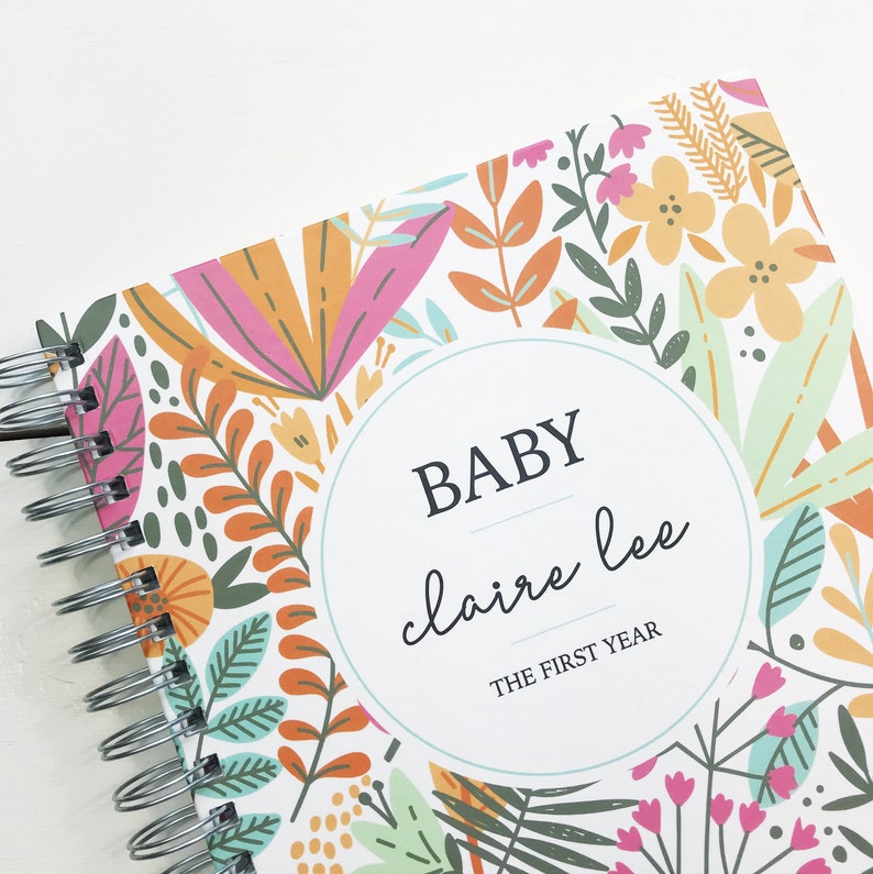 Baby Memory Milestone Book. 12 Month Baby Book. the First | Etsy