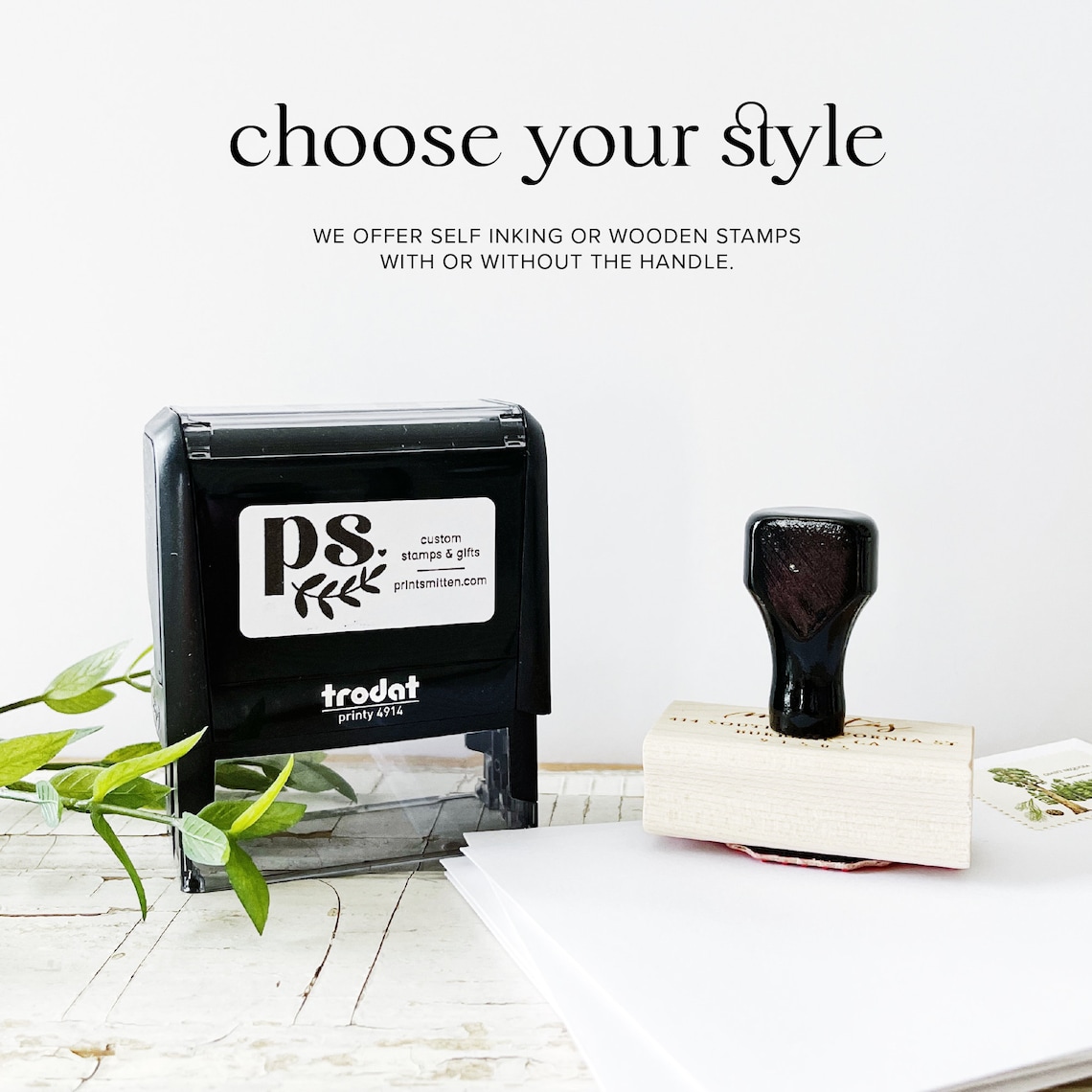 Custom Return Address Rubber Stamp. Self Inking Address Stamp. - Etsy