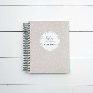 Adoption Baby Book. Custom Baby Book the First Year Book. Baby Shower ...