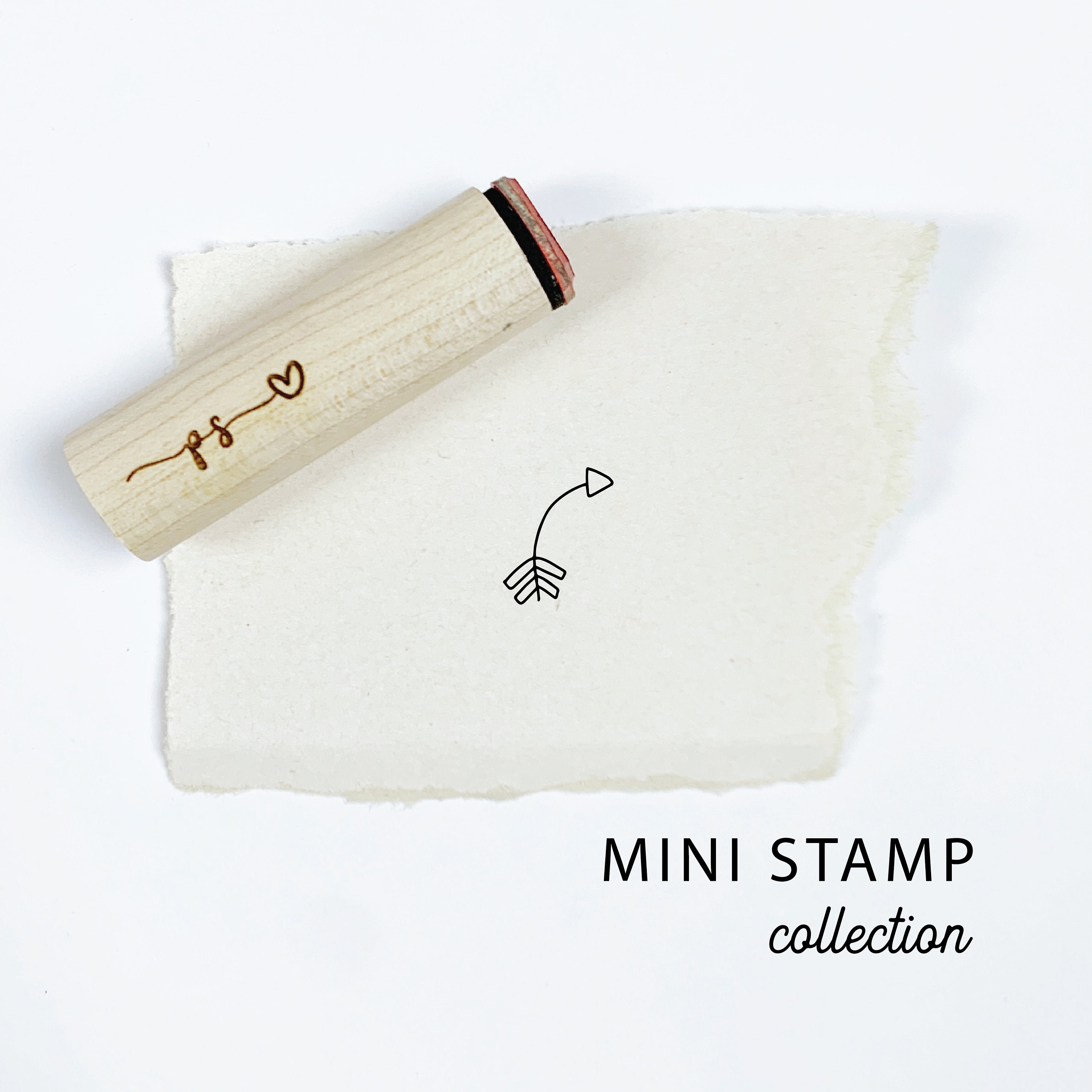 Mini Arrow Stamp. Rubber Planner Stamp. Bujo Bullet journaling | Etsy