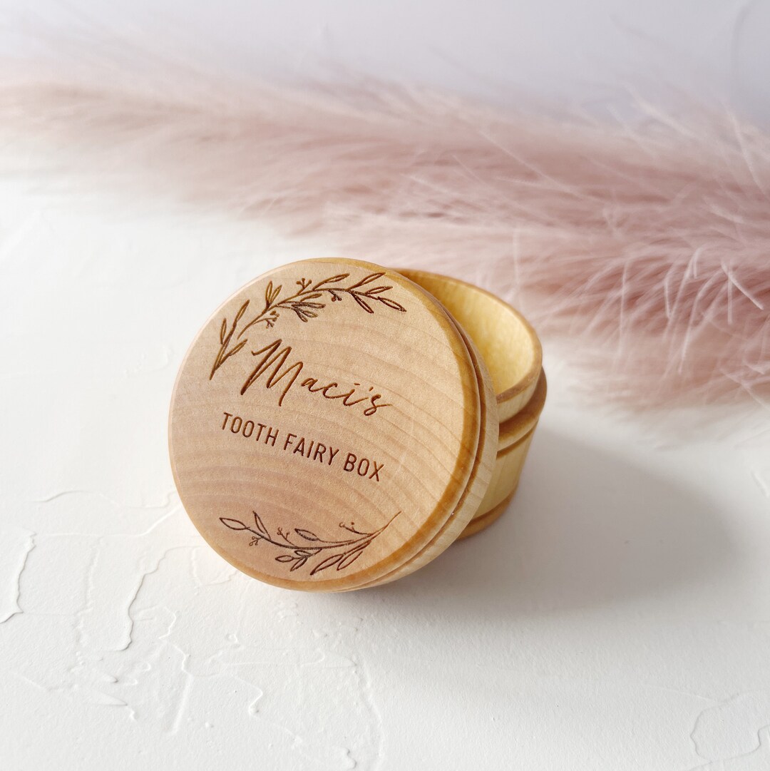 ENGRAVED Tooth Fairy Box. Personalized Tooth Fairy Box. First Birthday ...