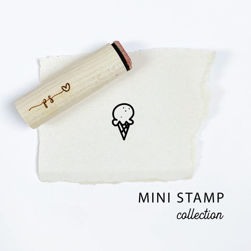 Ice Cream Stamp - Etsy