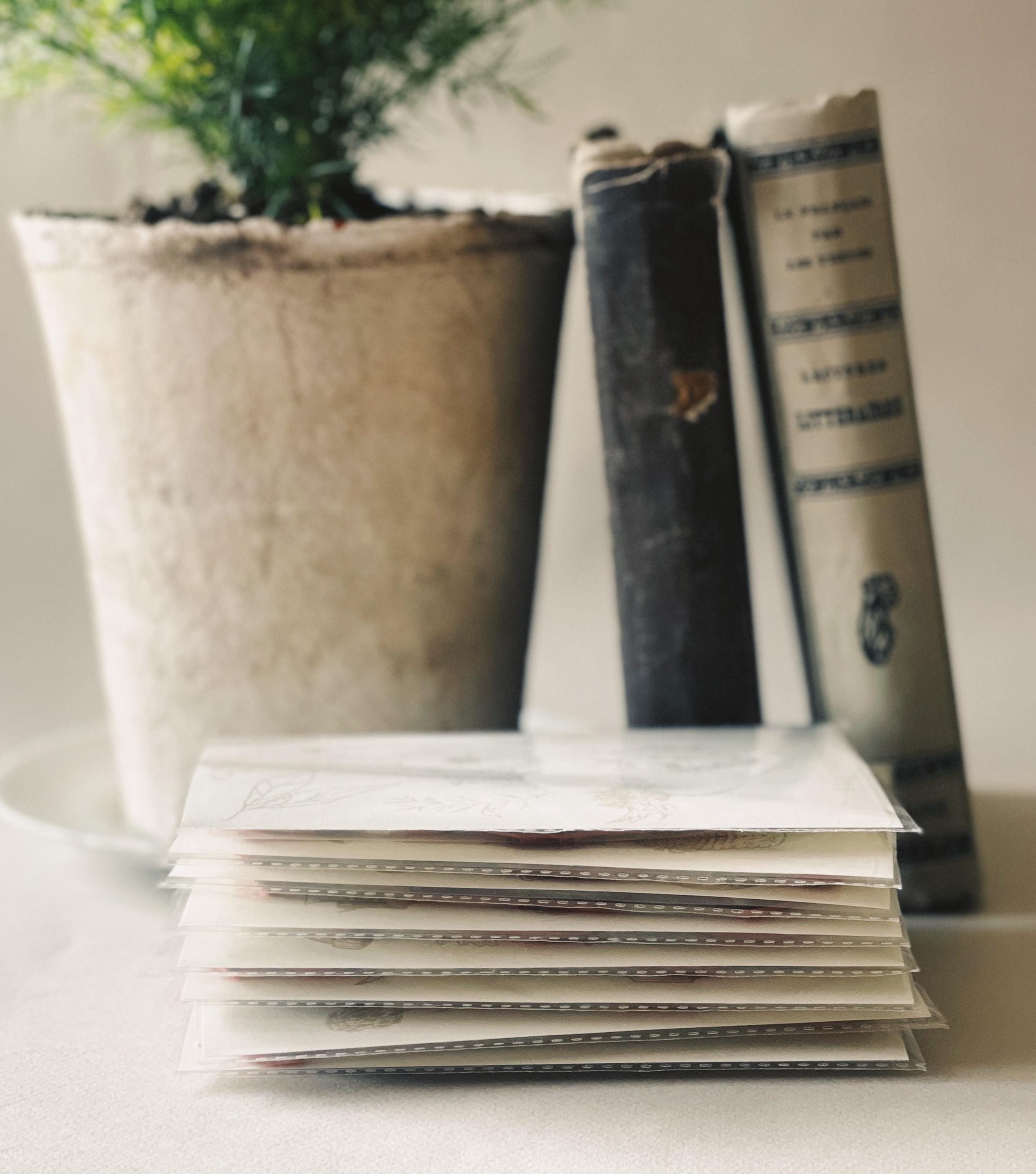 Cottage Core Rubber Stamps - Botanical Junk Journaling Ephemera - Etsy