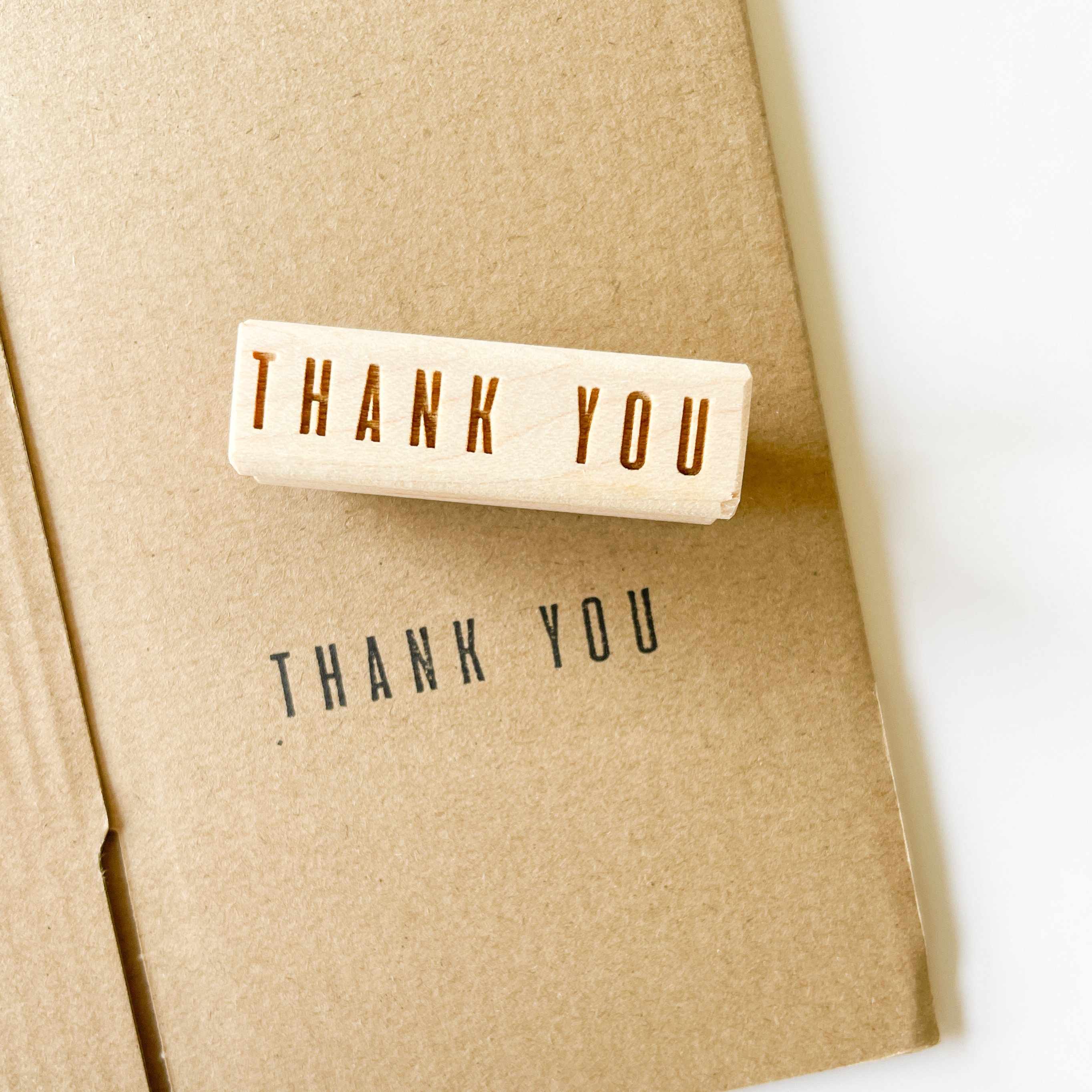 Thank You Stamp. Simple Modern Thank You Rubber Stamp. Stamp - Etsy