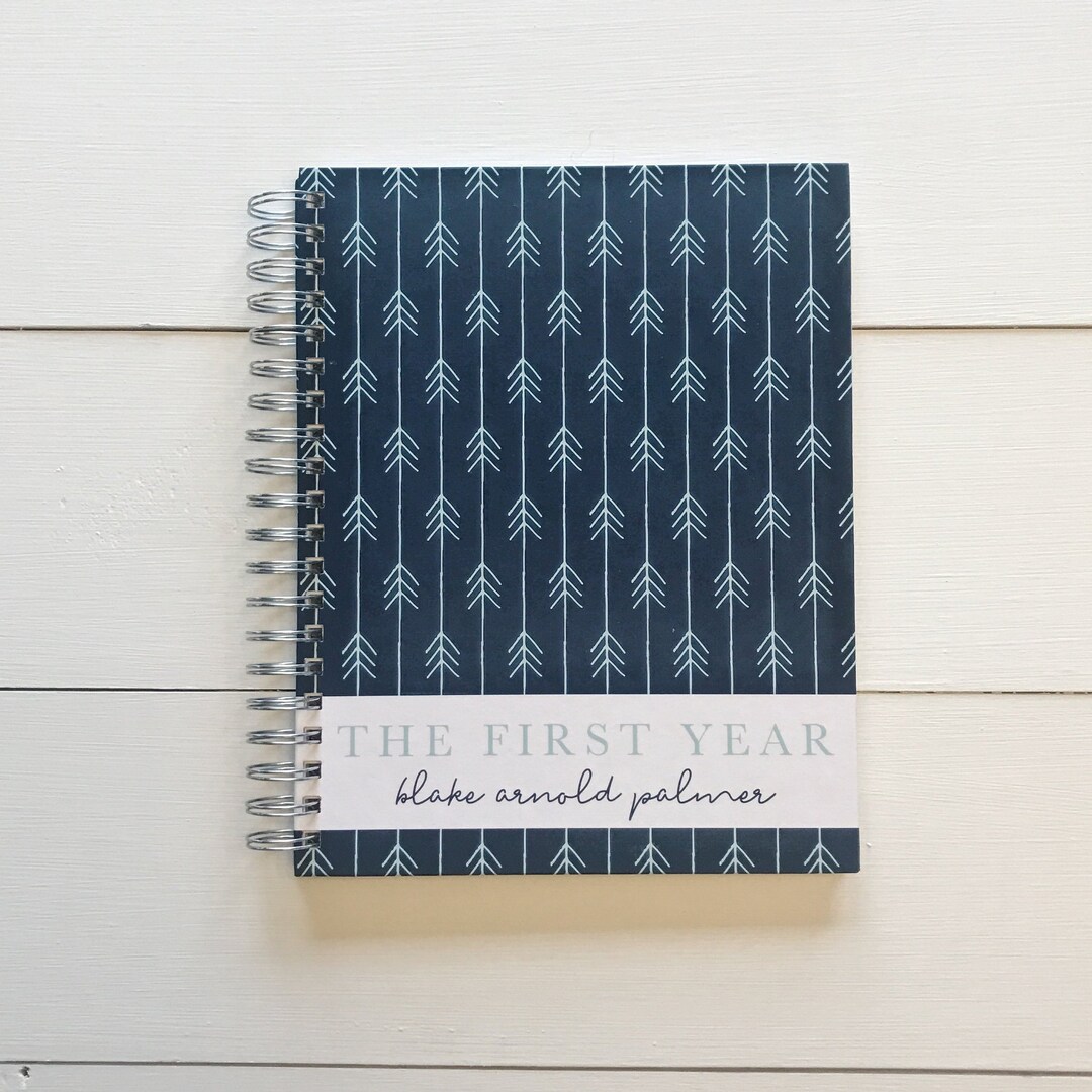 Personalized First Year Baby Book: Modern Arrow Design - Etsy