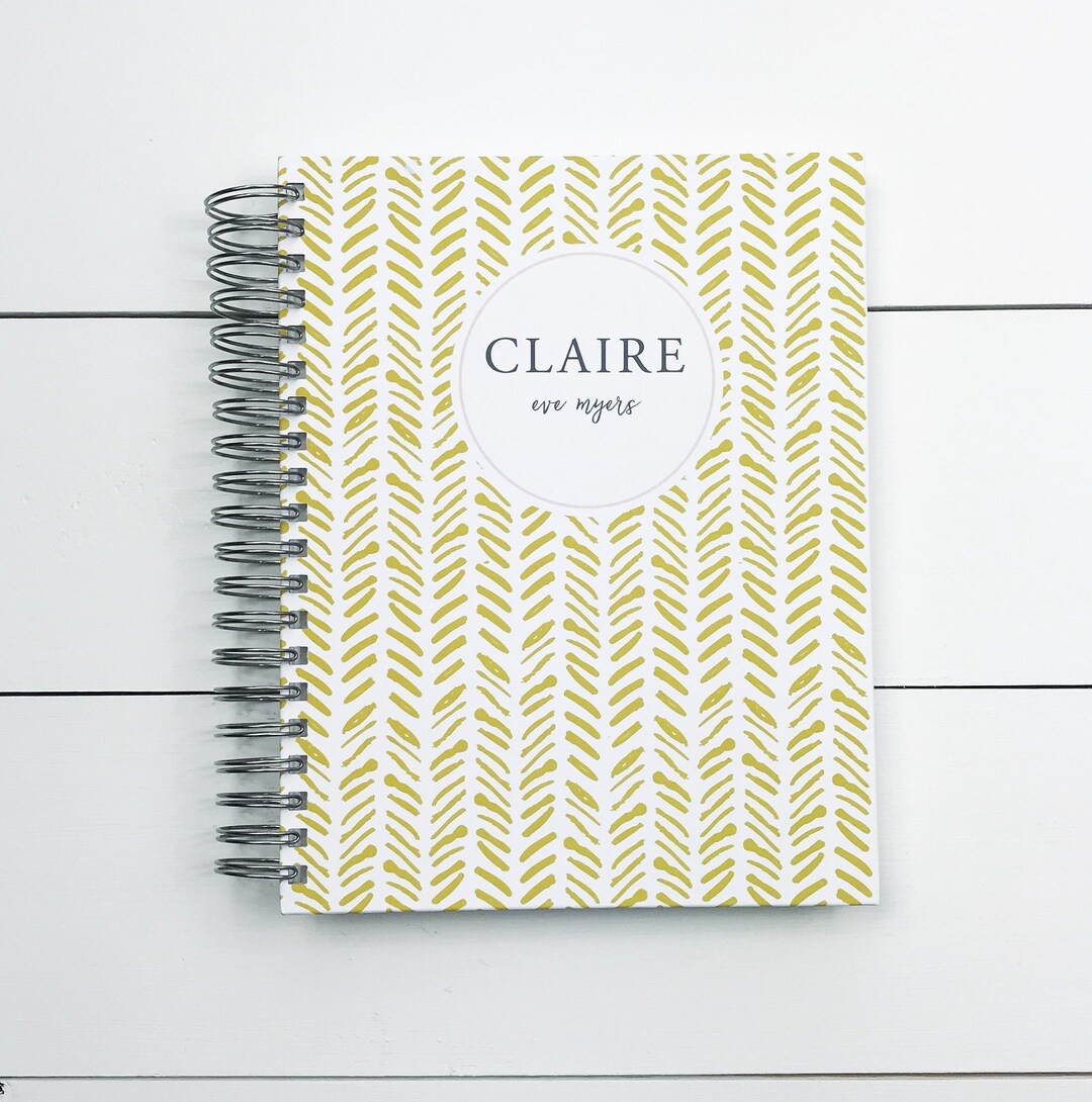 Personalized Baby Book. Custom Baby Book. Modern Baby Book. the First ...